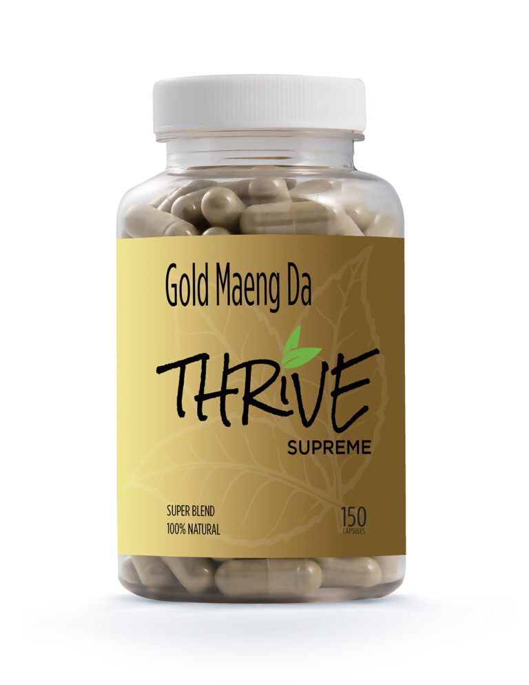 Gold Maeng Da Kratom Capsules - Thrive Supreme